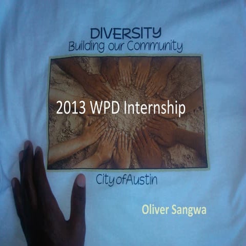 WPD 2013 Summer Internship_RMS_072613 | PPT