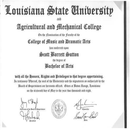 Diploma LSU | PPT