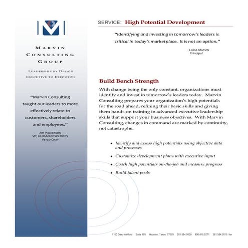 MC High Potential Development | PDF