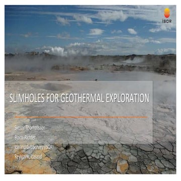 B3 Sverrir Þórhallsson Slim wells for geothermal exploration | PPTX
