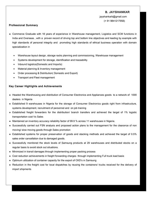 dharmendra current updated resume | DOC