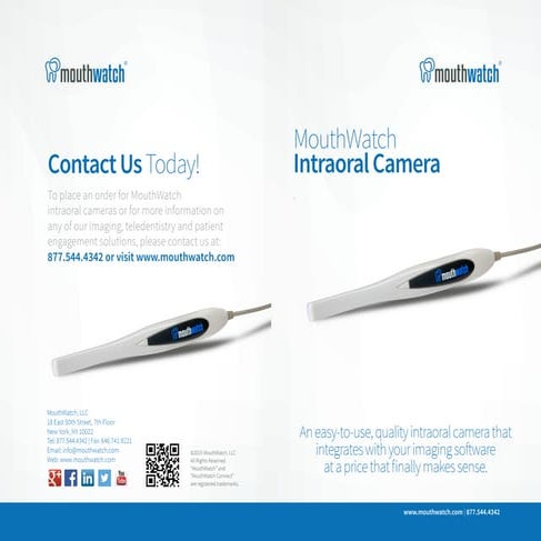 MouthWatch Intraoral Camera Brochure | PDF