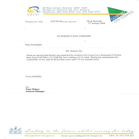 GCC Completion letter 2008 | PDF