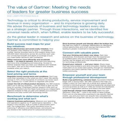 Gartner Overview | PPT