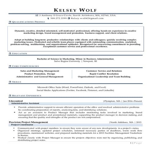 K12 Resume | DOC
