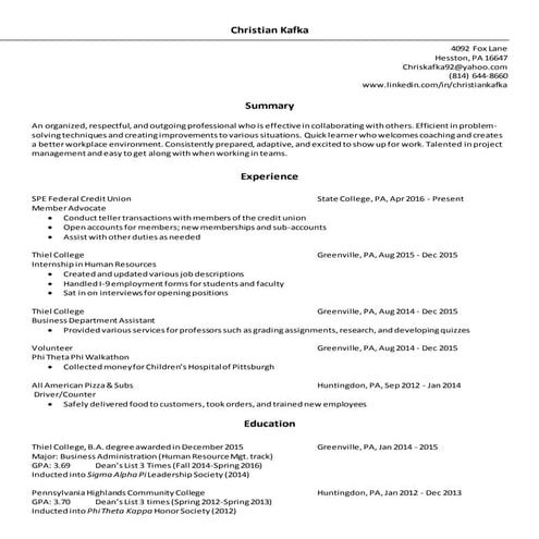 Christian-Kafka-Resume | DOCX