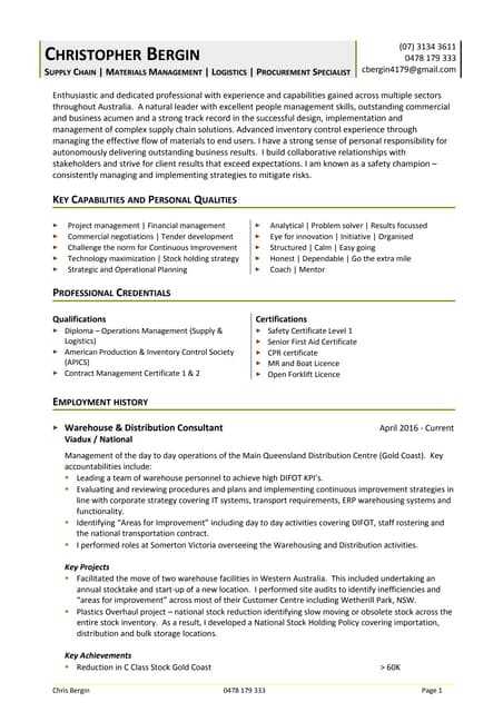 Chin Michael_CV rev4 | DOC