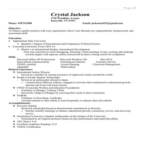 Letsche resume 7 | DOC