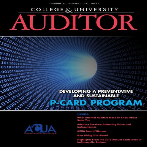 College University Auditor Fall 2015 P-Card Program (Jan) | PDF