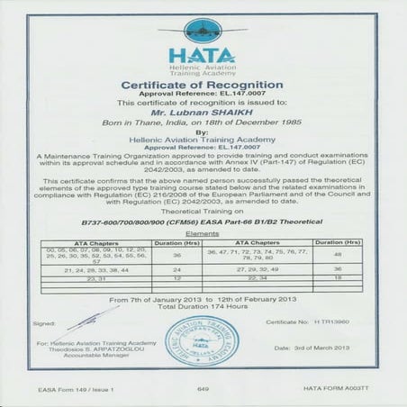 EASA Part-66 B1 B2 Boeing 737NG | PDF