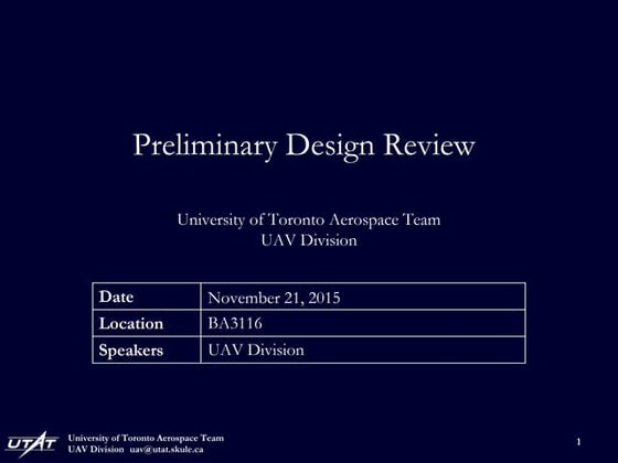 Uav presentation | PPTX