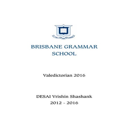Justin Whiting - School Captains and Vice Captains Elections Nomination ...
