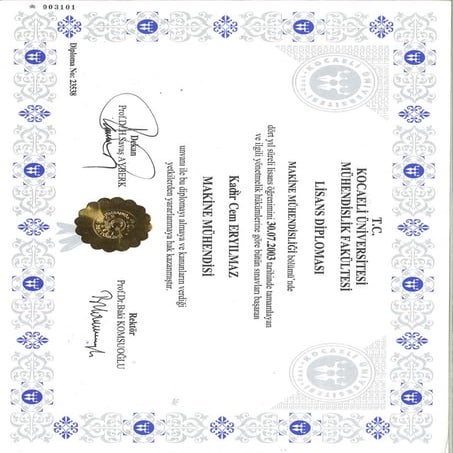 MECHANICAL ENGINEER DEGREE | PDF