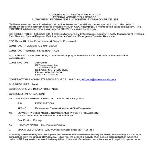 GSA Cover Letter | DOC