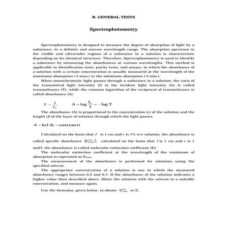 Beer Lambert Law solved problems | PDF