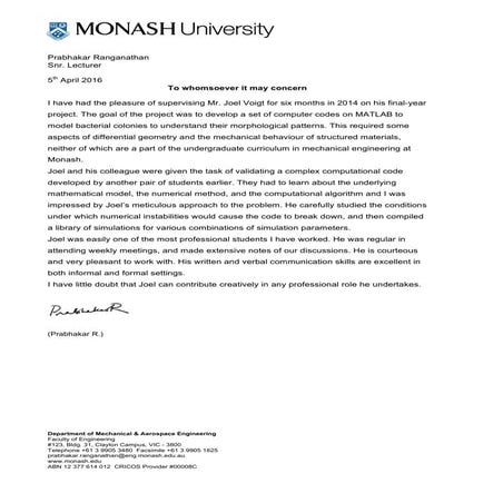 LetterOfRecommendation | PDF