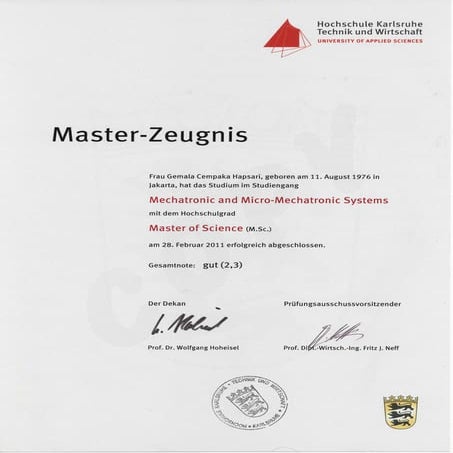 Master-Zeugnis | PDF
