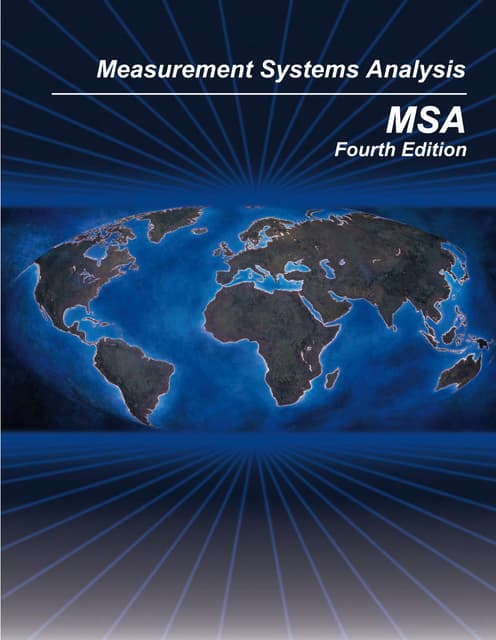 Measurement System Analysis (MSA) | PPTX