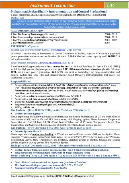 GHULAM HASNAIN CV | PDF