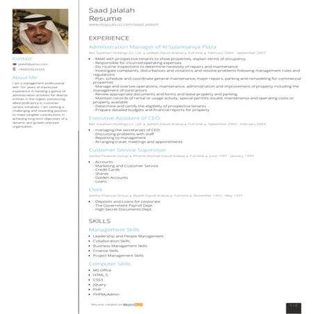 Resume-saad-jalalah (2) | PDF