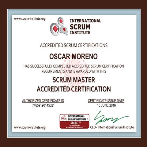 Scrum-Institute.org-Certificate | PPT