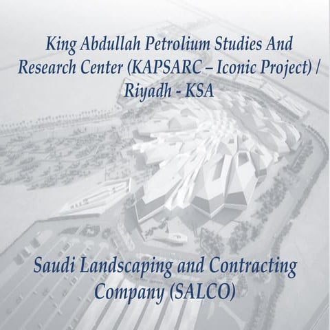 SALCO Presentation (KAPSARC) | PDF