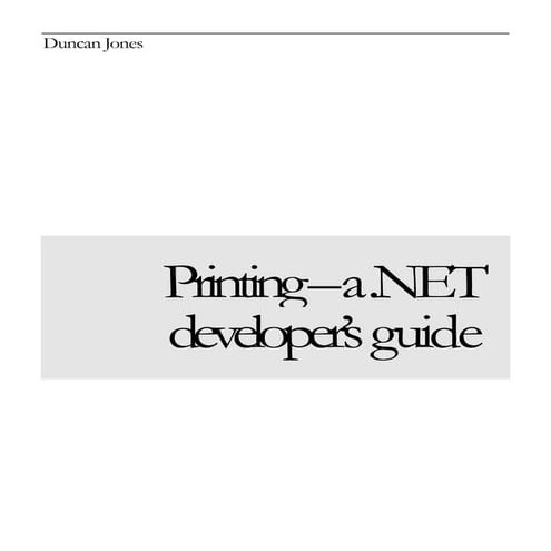 Printing A Net Developers Guide Part1 Pdf 9121