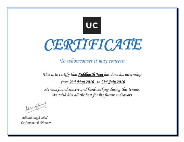 Siddharth Jain Ppt