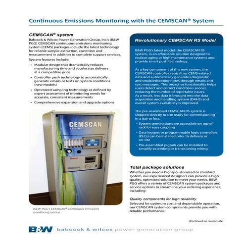 Continuous Emission Monitoring System: Guide to Stack Emission Control ...