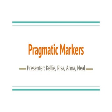 Pragmatics-Powerpoint | PPT