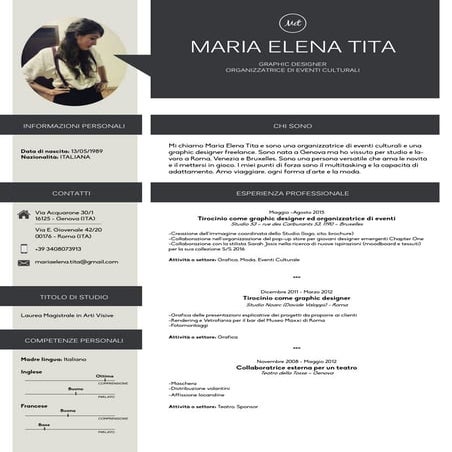 Curriculum Maria Elena TITA | PDF