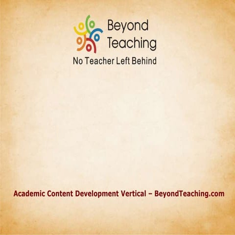 BT-Academic Content Development Support Services | PPT
