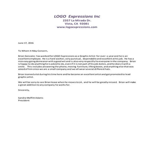 Brian letter of recommendation_6-17-16 | PDF