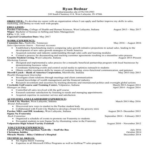 Justin Rodriguez Resume | PDF