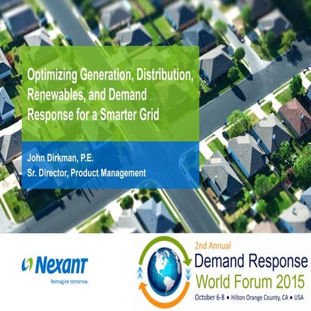 Optimizing Generation, Distribution, Renewables, and Demand Response ...