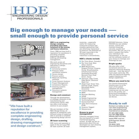 HDE Capability Statement | PDF