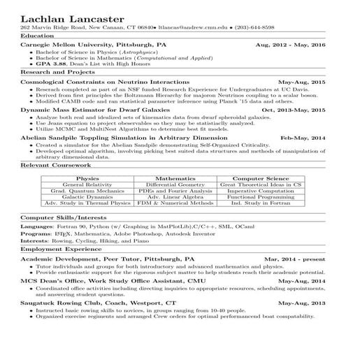 Kohler resume | PDF