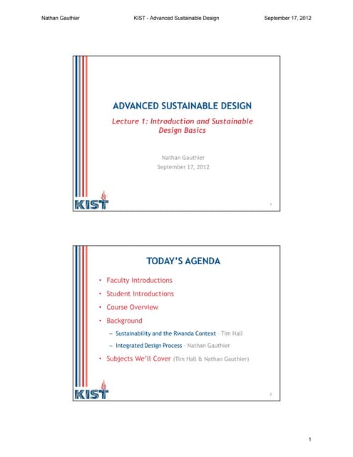 Nathan Gauthier presentations