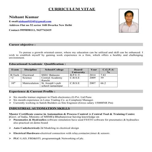 My new Cv | PDF