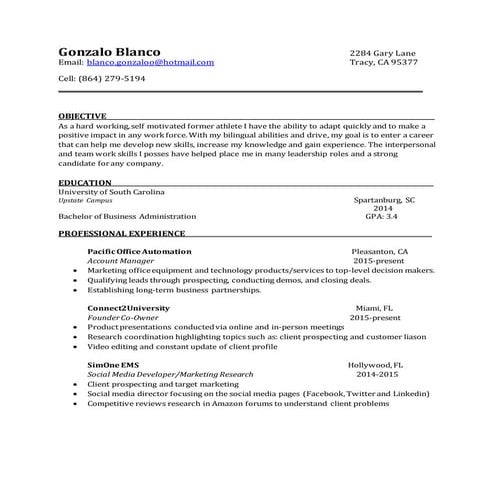 Resume Anthony DeRosa | DOCX