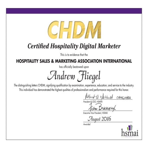 CHDM_August2016 Fliegel | PDF