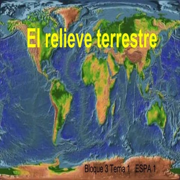 El relieve terrestre | PPTX
