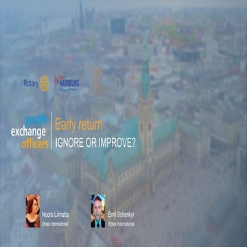 YEO Preconvention - Early return, ignore or improve | PPT