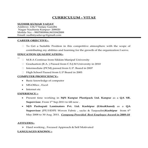 Sudhir Yadav Pdf 