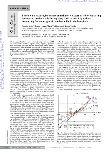Resolution of racemic mixture | PPTX | Chemistry | Science
