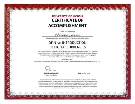 Autodesk Completion Certificate | PDF