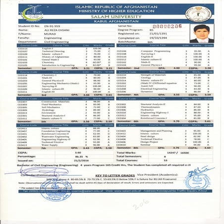 Eng. Transcript-1 | PDF