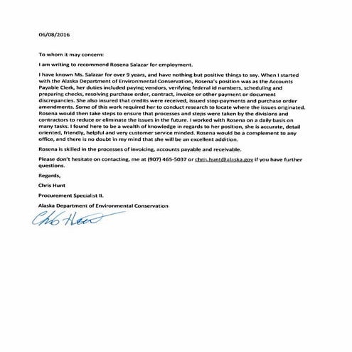 Signed Reference Letter | PDF
