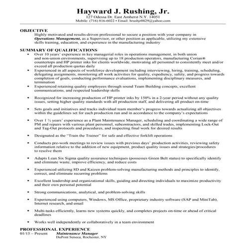 resume2016 | PDF