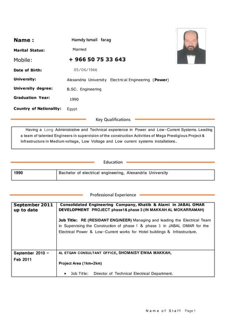 Michael Rafferty CV | PDF